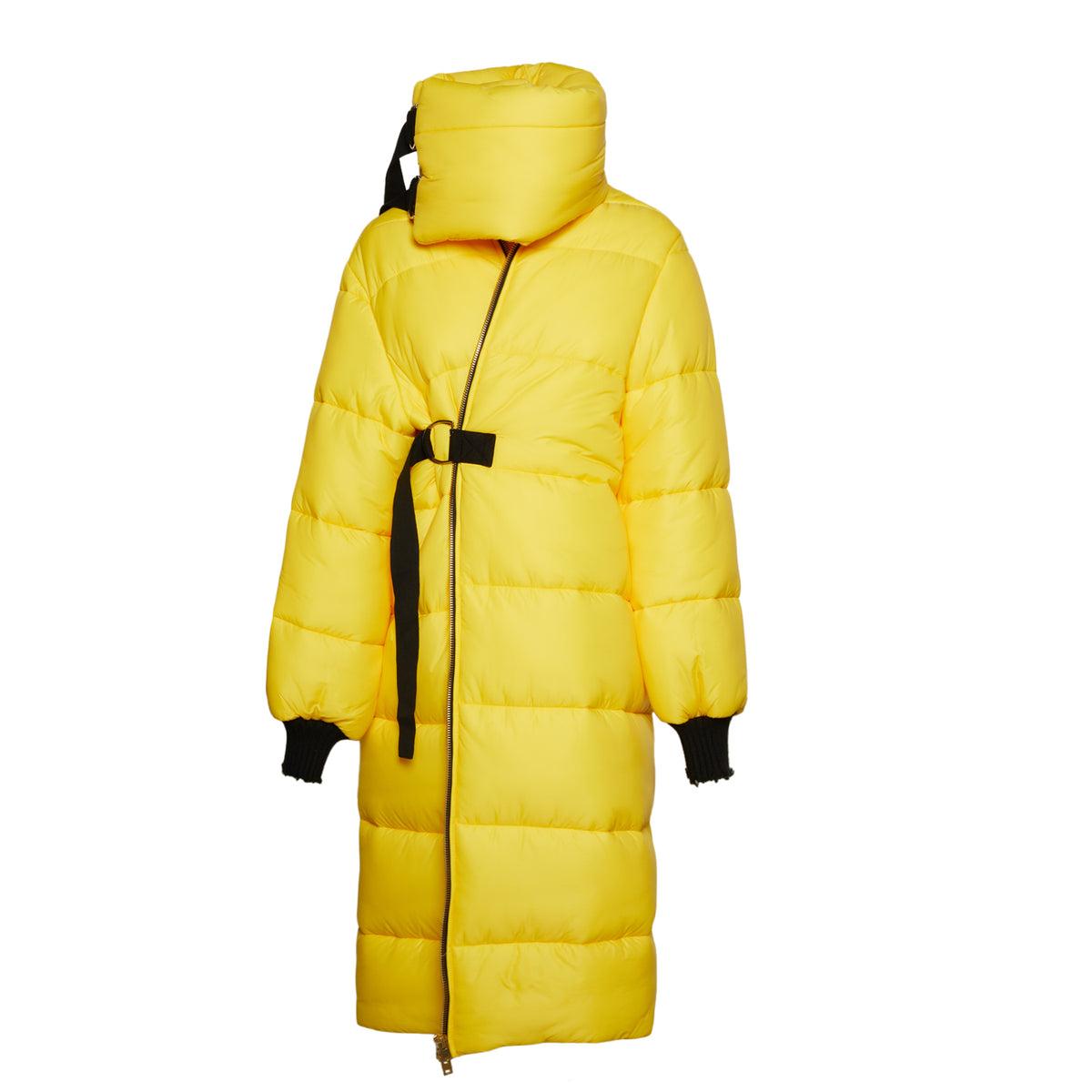 Oregon Yellow Long Down Jacket | Bomber & Down Jackets | Outerwear ...
